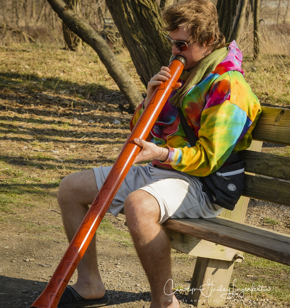 A didgeridoo: An unusual sight to see (and hear) along the trail in ...